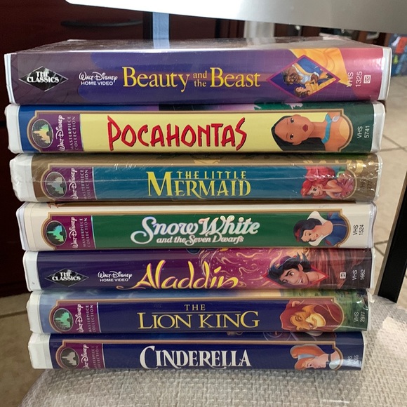 Disney | Media | Disney Vhs Tapes From The 9slot Of 7 Classicslike Lion ...